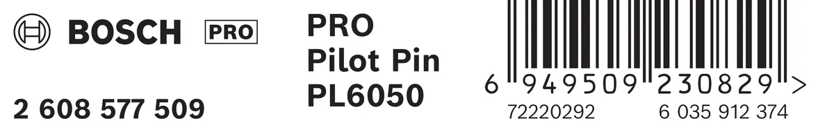 PRO Pilot Pin for PRO Metal TCT Annular Cutter - Bosch Professional