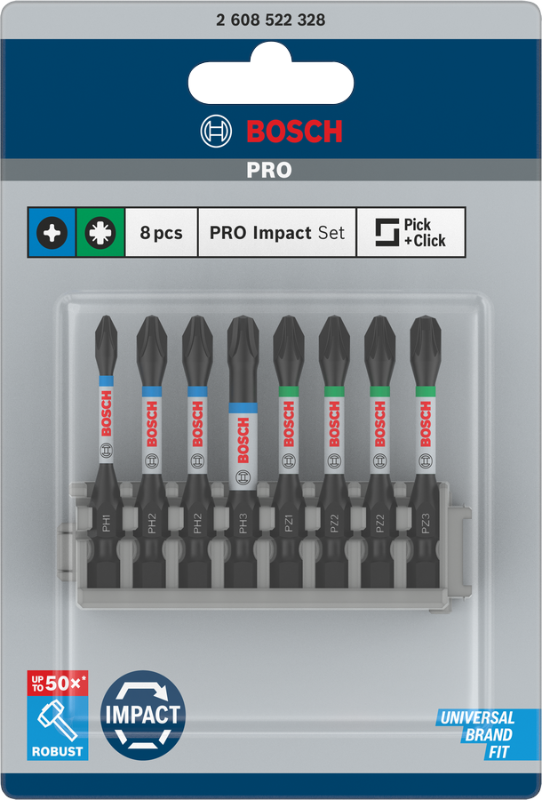 PRO Impact Screwdriver Bit Set - Bosch Professional